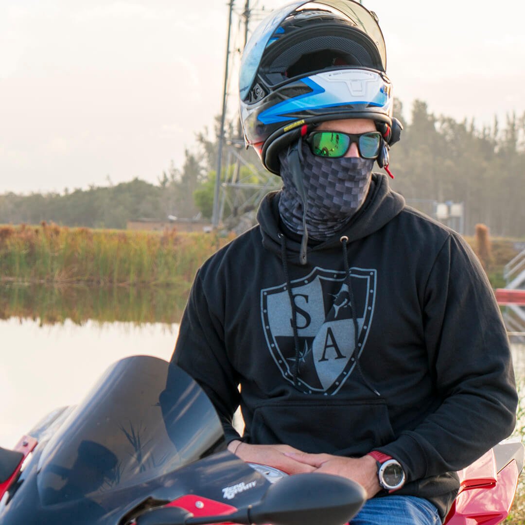 S A Beanie Combo Pack - 1 SA Beanie and 1 Multi-Use Tubular Bandana Face Shield (Union Jack)