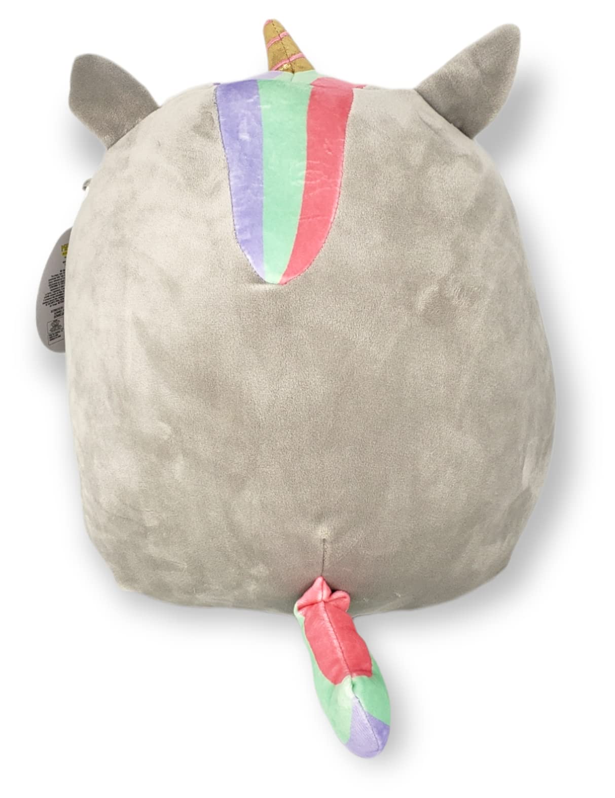 Squishmallow Official Kellytoy Teresa The Grey Unicorn Squishy Stuffed Soft Plush Toy Animal (12 Inch)