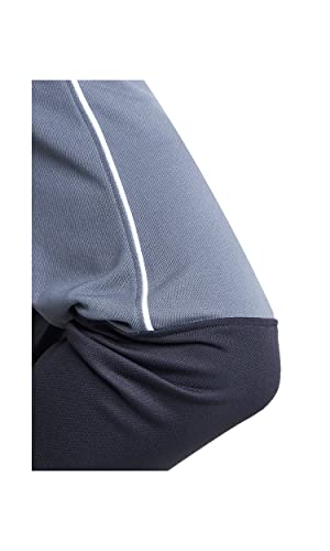 Under Armour Men's Pique Track Jacket, Pitch Gray (012)/White, Medium