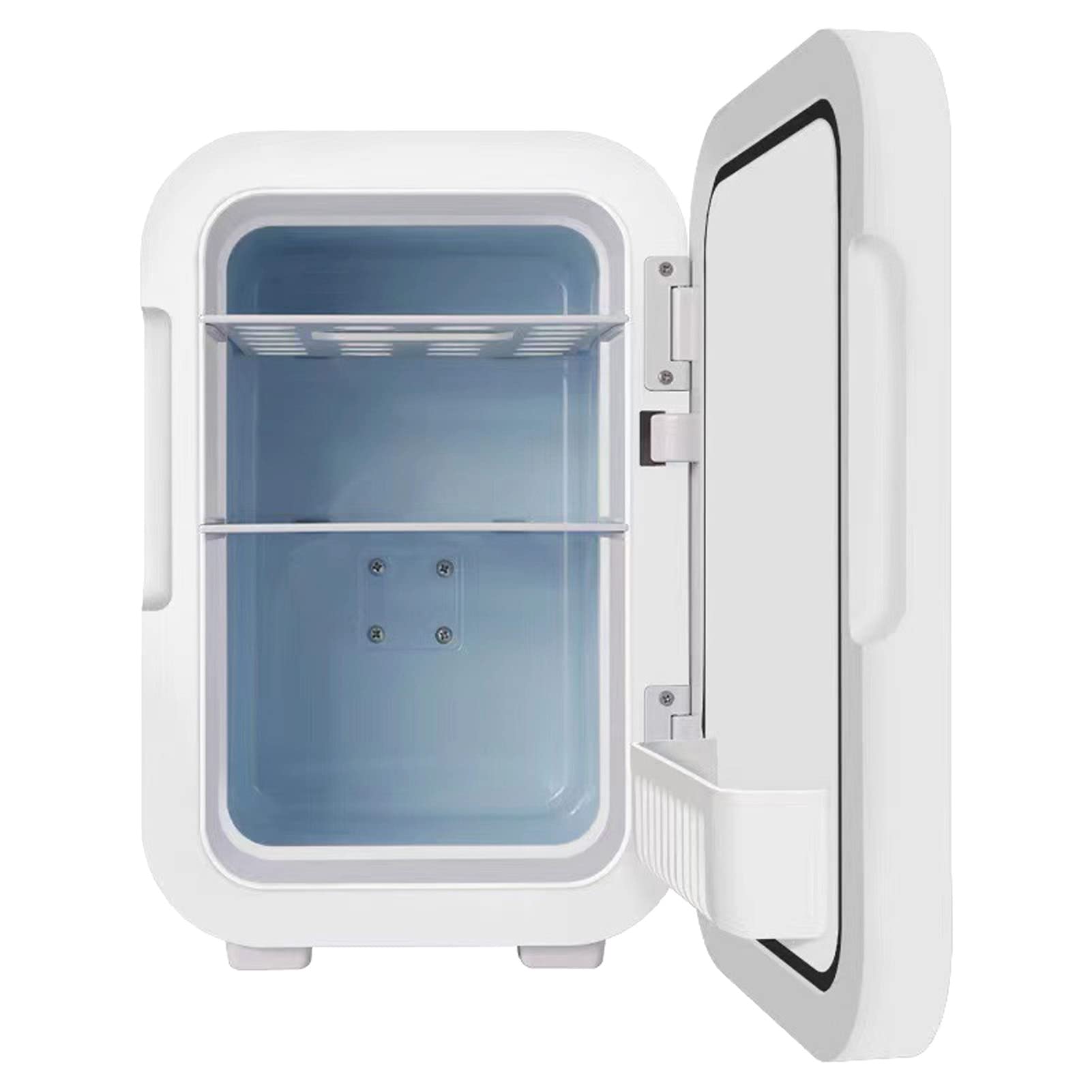 Portable Personal Fridge, Compact Sliver Multifunctional Compact Fridge Cooler Low Noise for Home(#1)