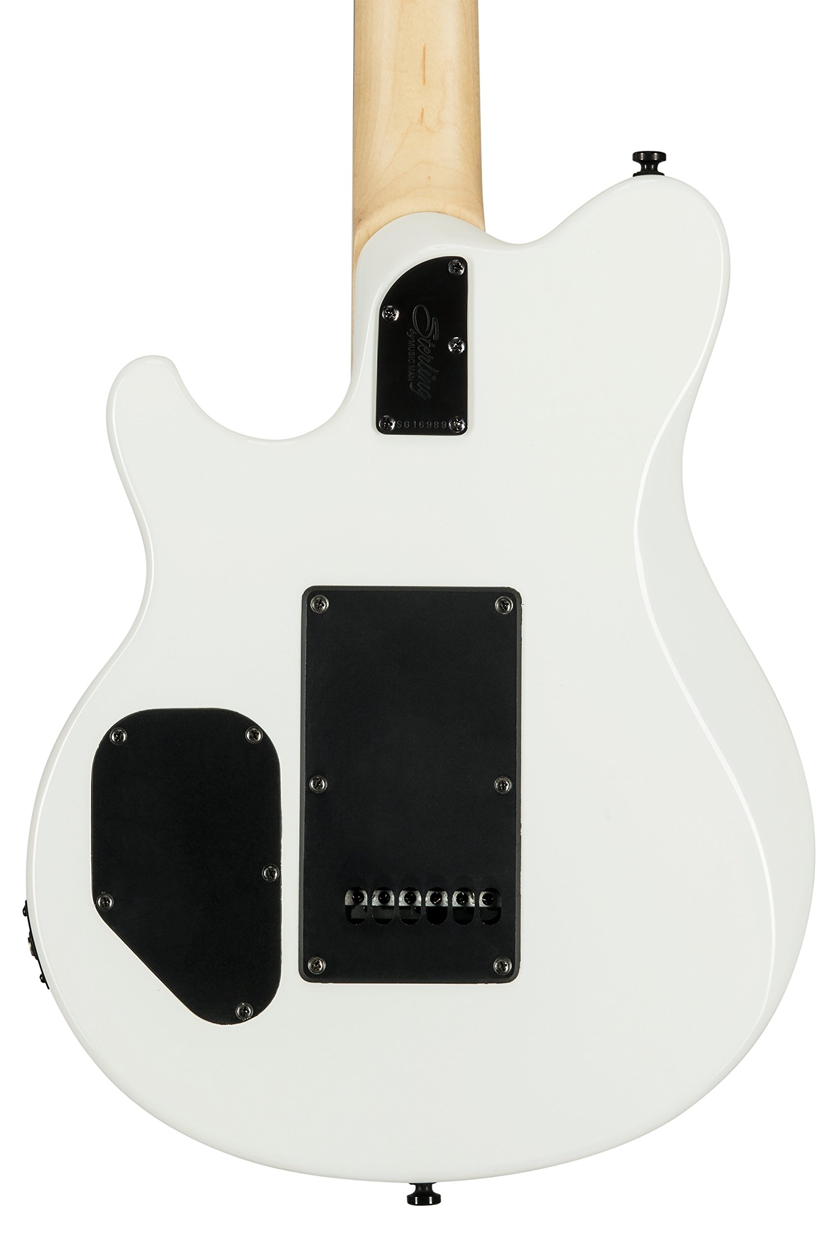 Sterling By MusicMan 6 String Sterling by Music Man Axis AX3S Electric Guitar Body, Right, White with Black Binding (AX3S-WH-R1)