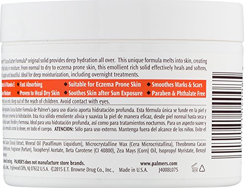 Palmerâs Cocoa Butter Formula Daily Skin Therapy, Solid , 7.25 Ounces (Pack of 3)