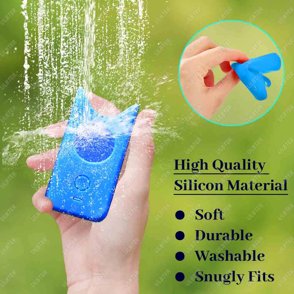Red Rubber Sleeve Case for Insta360 ONE X2 + Screen Protector,ULBTER Silicone Protective Case for Insta 360 ONE X2 Panoramic Action Camera Accessory