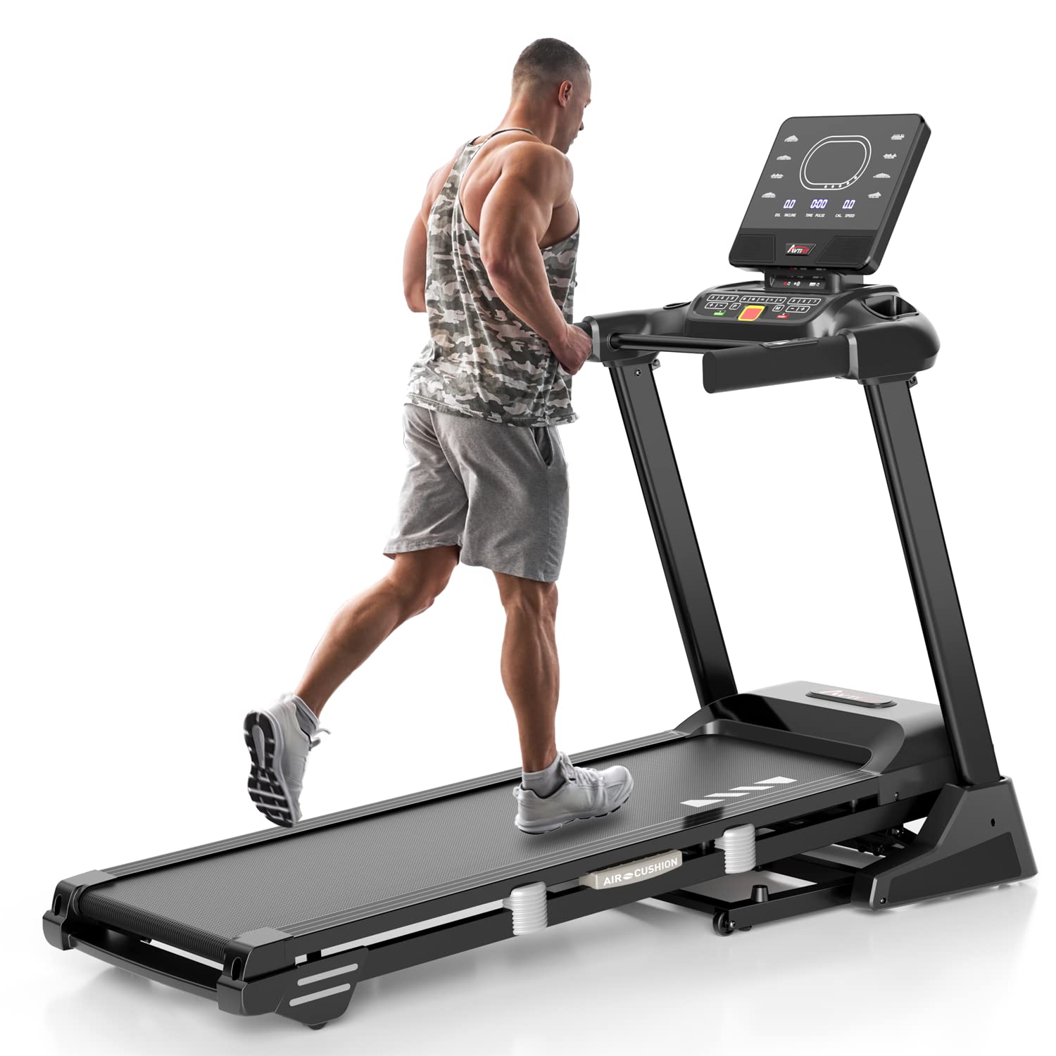 Treadmill 350+ lb Capacity auto Incline, Heavy Duty Treadmill for Home with 15 Degree Incline Automatic, Pro Incline Treadmill