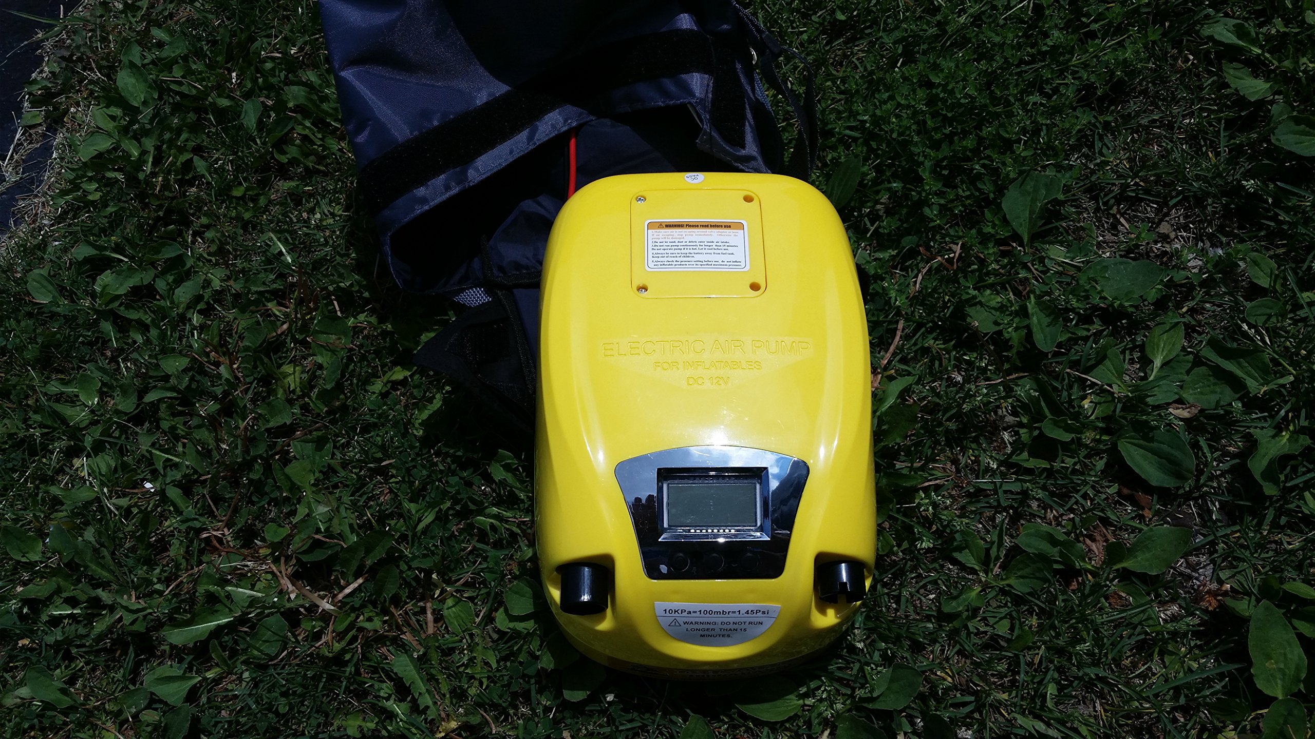 Saturn Portable (No-Battery) 12v Electric Air Pump for Inflatable Boat, Inflatable Kayak, Paddle Board