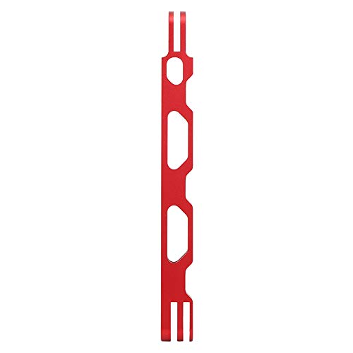 YUANJS Camera Extension Rod,Action Camera Tactics Extension Rod CNC Aluminium Alloy Extension Handle Bracket(Red)