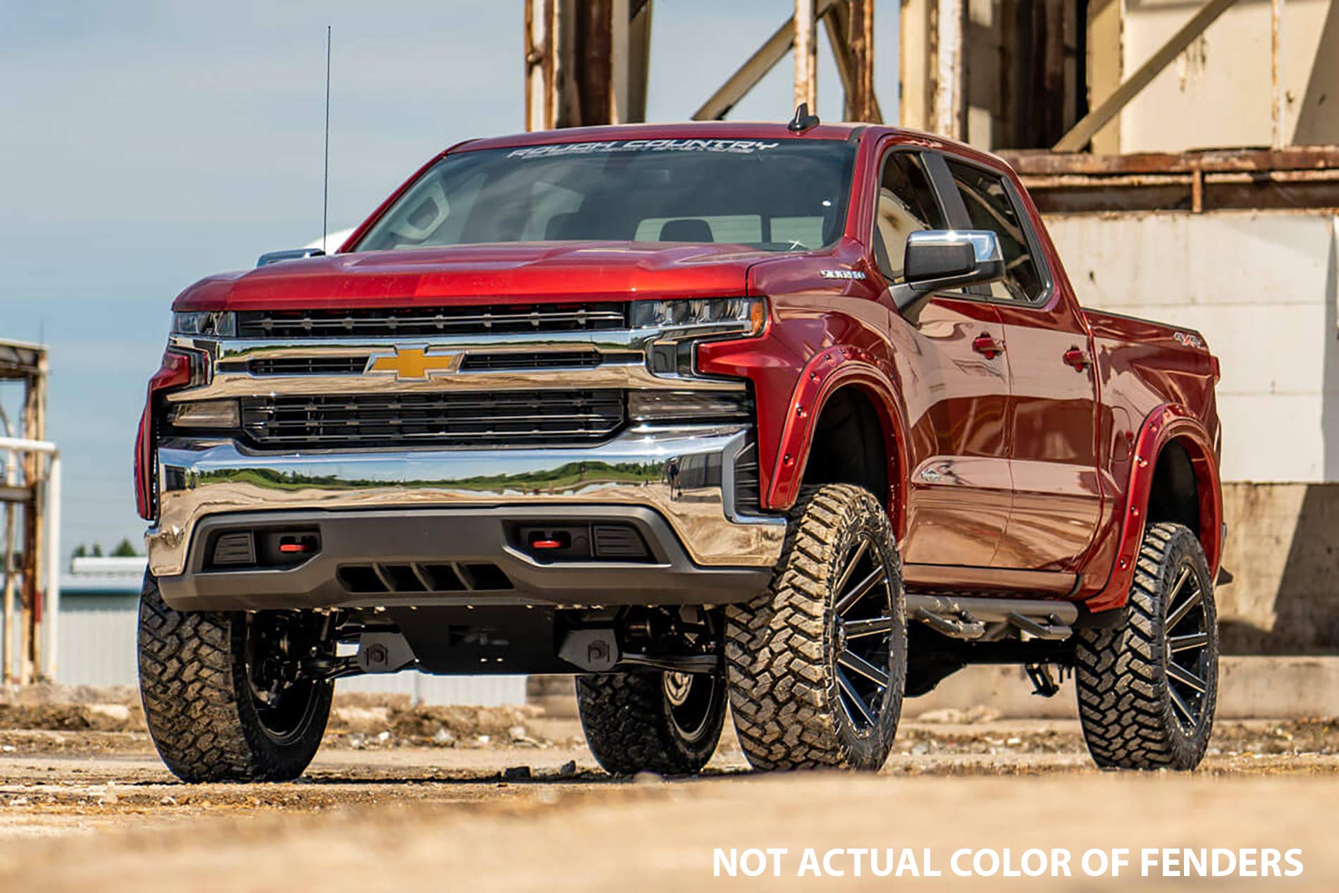 Rough Country Pocket Fender Flares for 2019-2022 Chevy Silverado 1500 - F-C11911