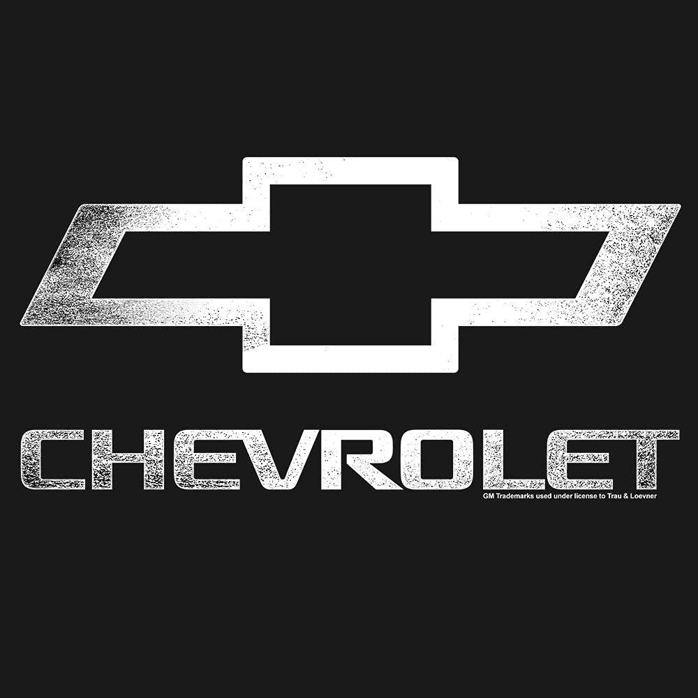 Tee Luv Women's Chevy Shirt - Scoop Neck Chevrolet Car Logo T-Shirt, Black, S