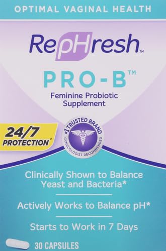 Rephresh Pro-B Probiotic Supplement for Women, 30 Oral Capsules