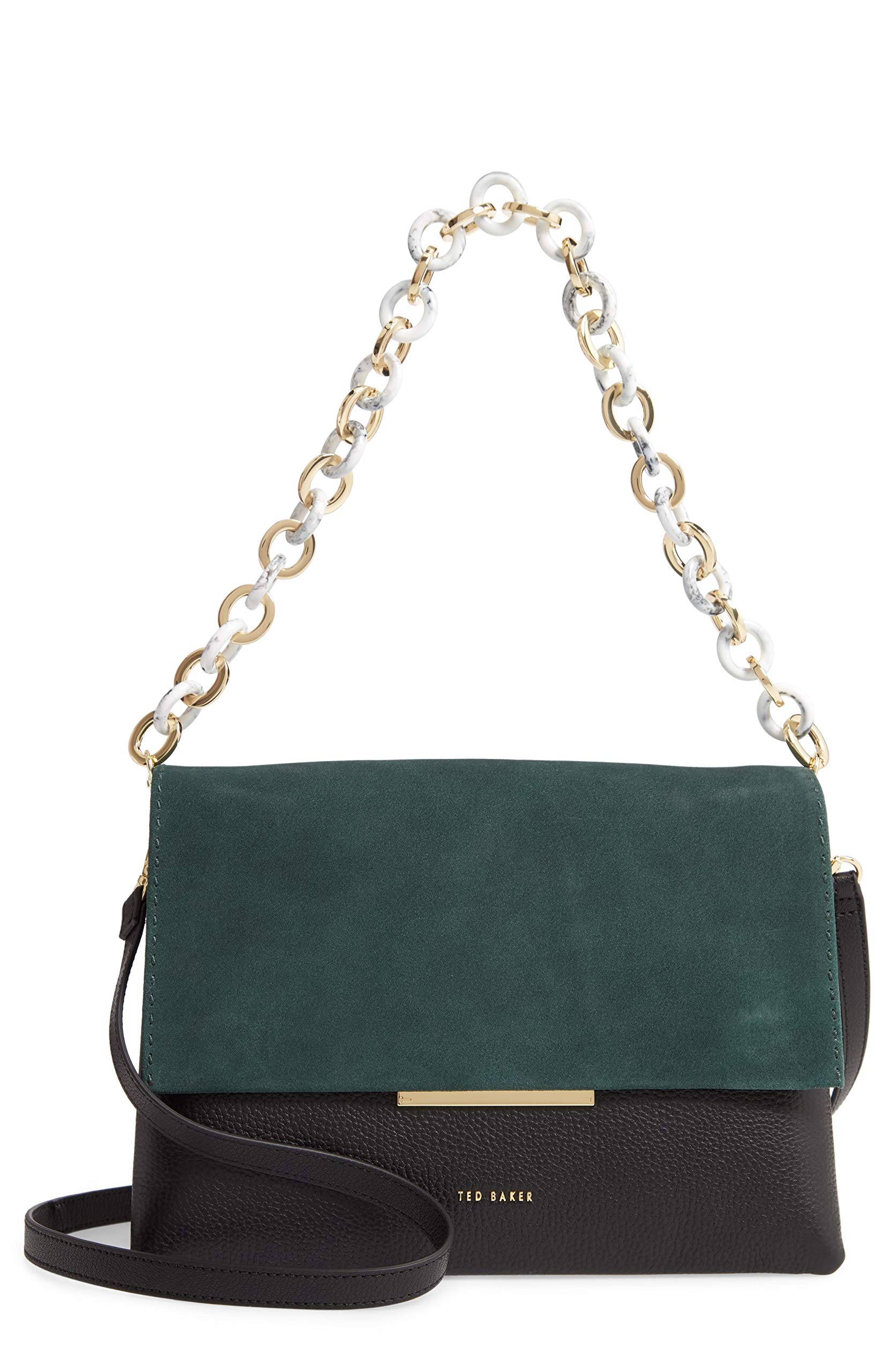 Ted Baker Jet Multicoloured AAlice Leather & Suede Shoulder Bag (Leather)