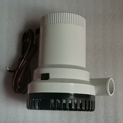 XuuSHA Hand Bilge Pump 12V/24V 2000GPH DC Electric Marine Submersible Bilge Pump Bilge Pump Automatic (Voltage : 24V)