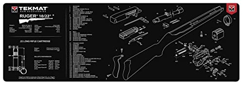 TekMat Ruger 10-22 Gun Cleaning Mat, Black