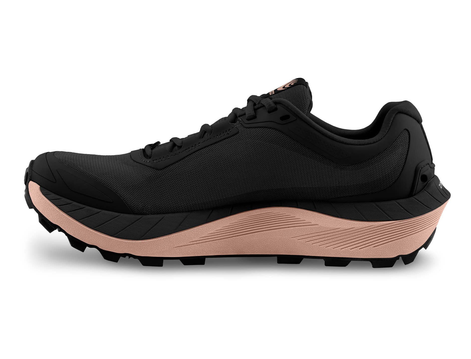 Topo Athletic Women's MTN Racer 3 Comfortable Lightweight 5MM Drop Trail Running Shoes, Athletic Shoes for Trail Running, Black/Mauve, Size 8.5
