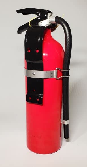 Safety and Trauma Supplies Hi-Viz All-in-One DOT OSHA Compliant Kit with 5LB 3A:40BC Kidde Fire Extinguisher Model PRO 5 TCM-8