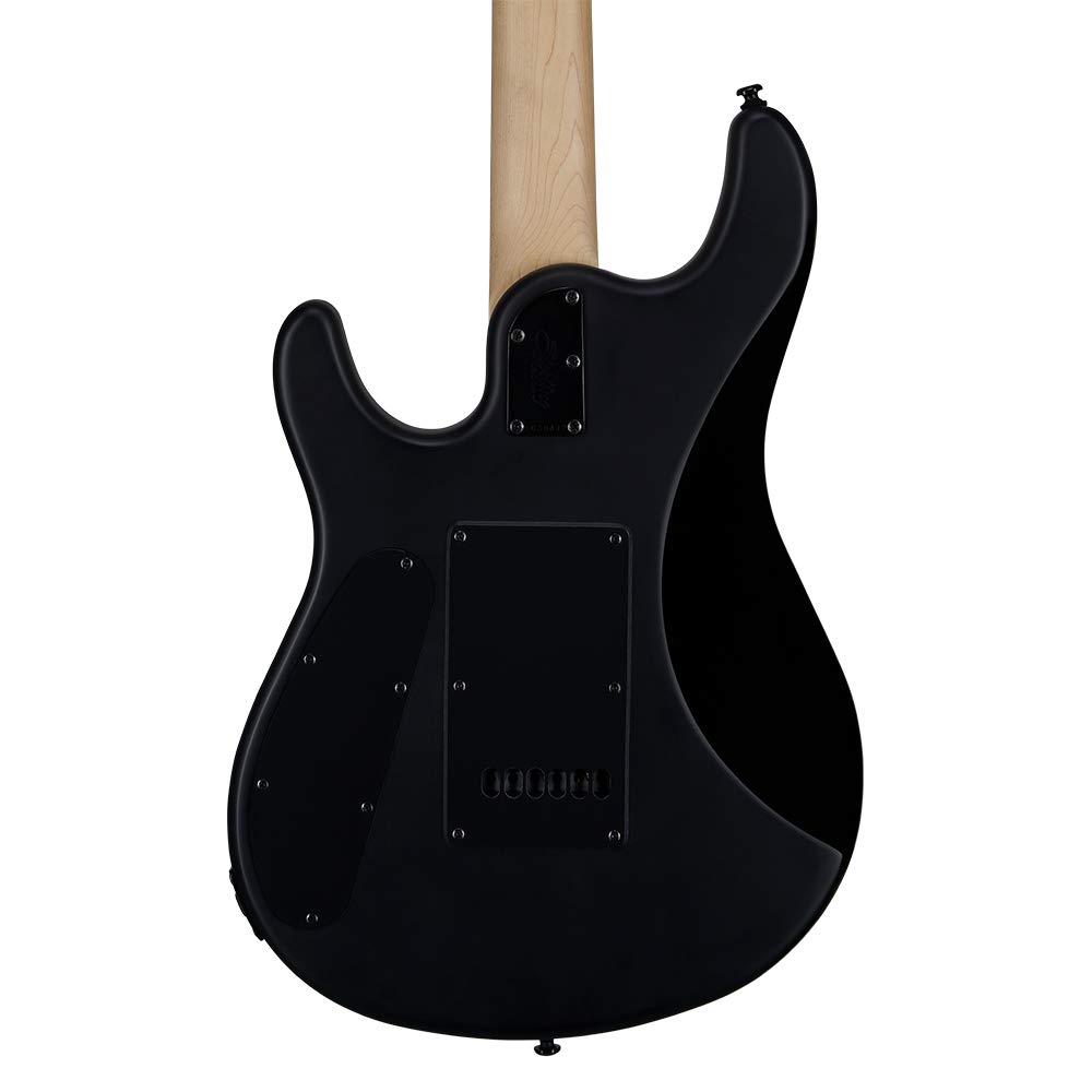 Sterling By MusicMan 6 String Solid-Body Electric Guitar, Right, Stealth Black (JP60-SBK)