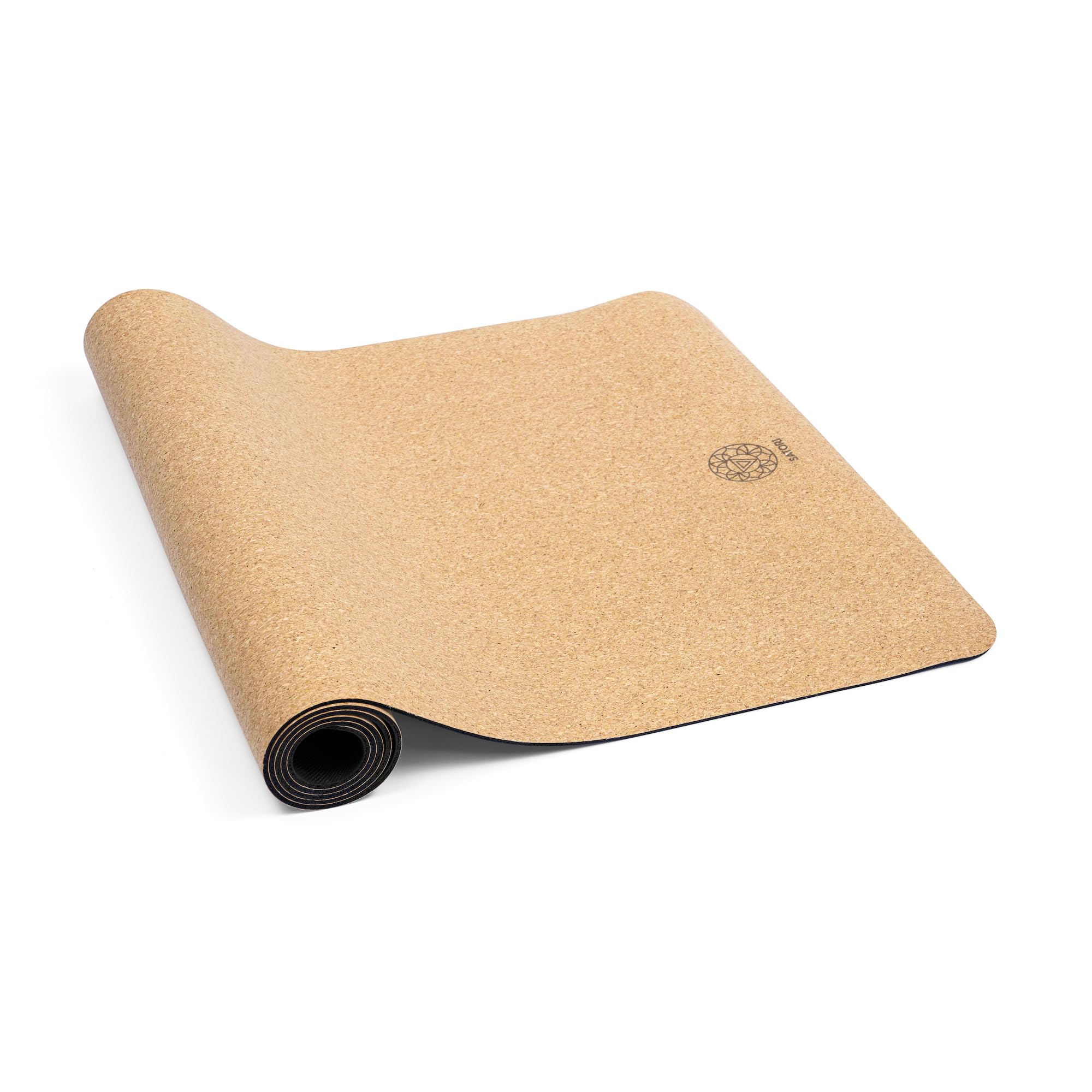SatoriConcept Cork Yoga Mat - 100% Eco Friendly Cork & Rubber, Lightweight with Perfect Size (72β x 24β) and 4mm Thick, Non Slip, Sweat-Resistant, Innovative Exercise Mat for Hot Yoga (Original)