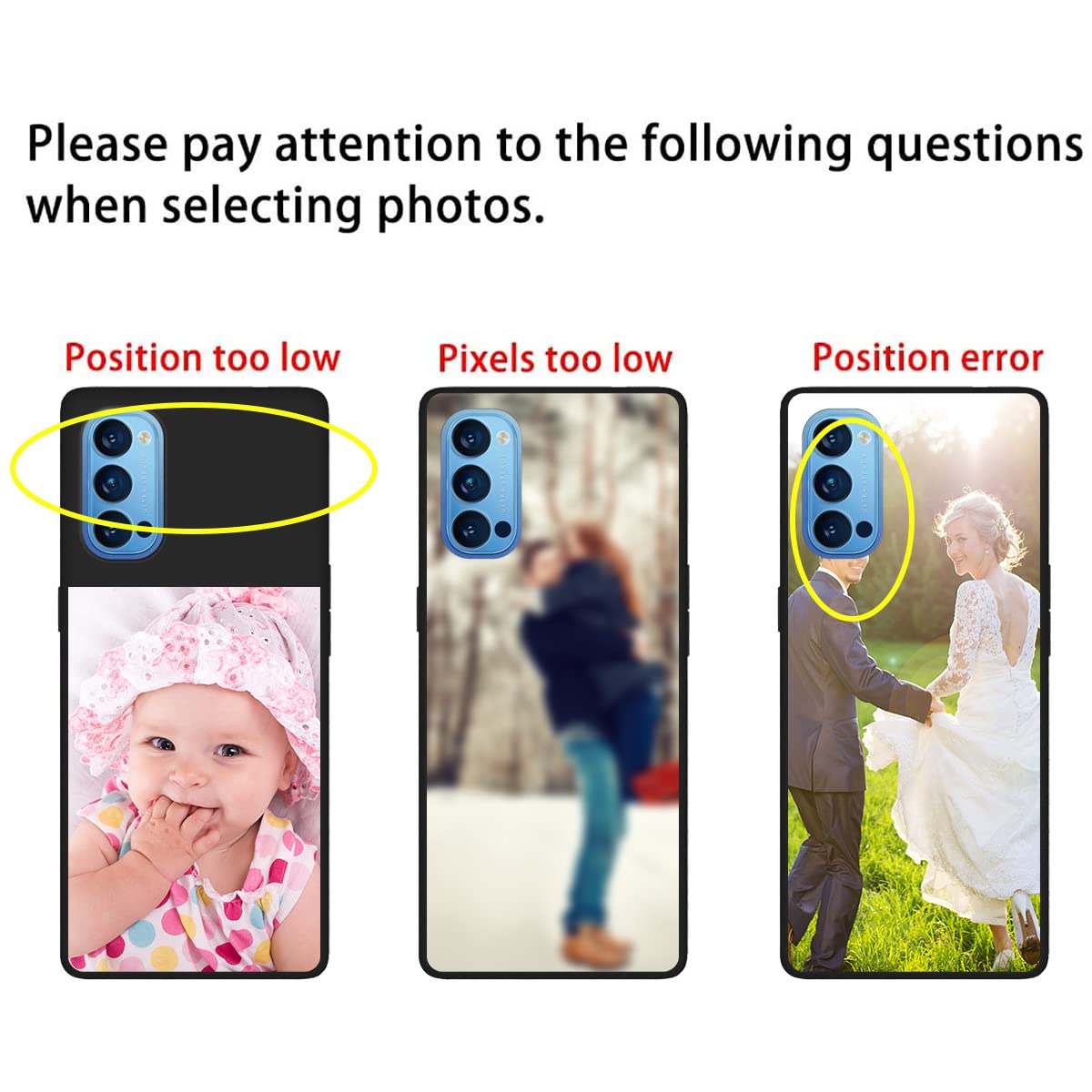 Styletify Customized Photo Case for Oppo Realme GT 2/GT Neo 2,Personalized Picture Case Shockproof Silicone Case Soft Candy Custom Phone Case Birthday Mother Day Protective Phone Cover Black