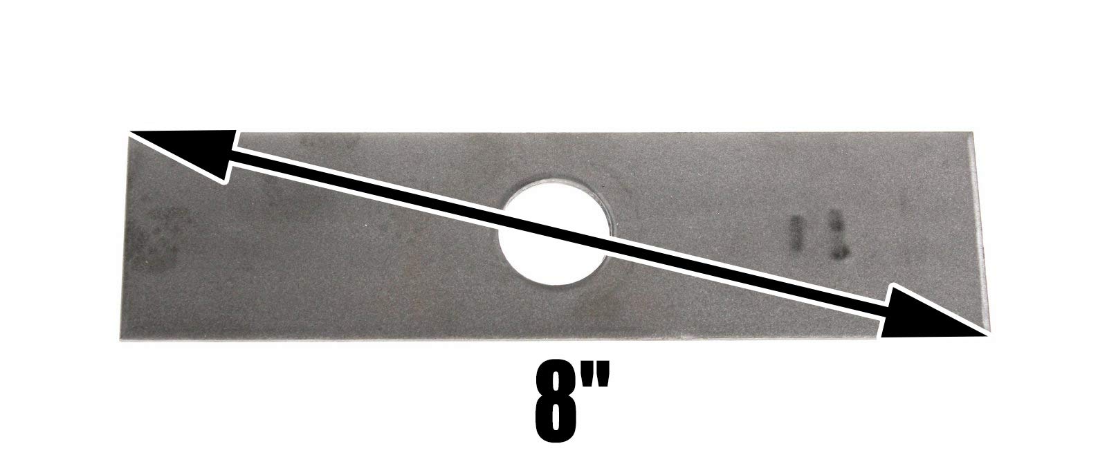 USA Mower Blades 50 8"x2" Unpainted Edger Blades for Echo 720237001, RYOBI 613223, Husqvarna :578 39 28-02, 601 00 24-54