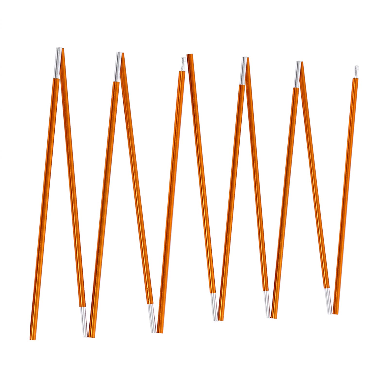Tent Pole Folding Fiber Glass Rod Double Replacement Tent Pole Support Frames for Awning Poles Camping Hiking