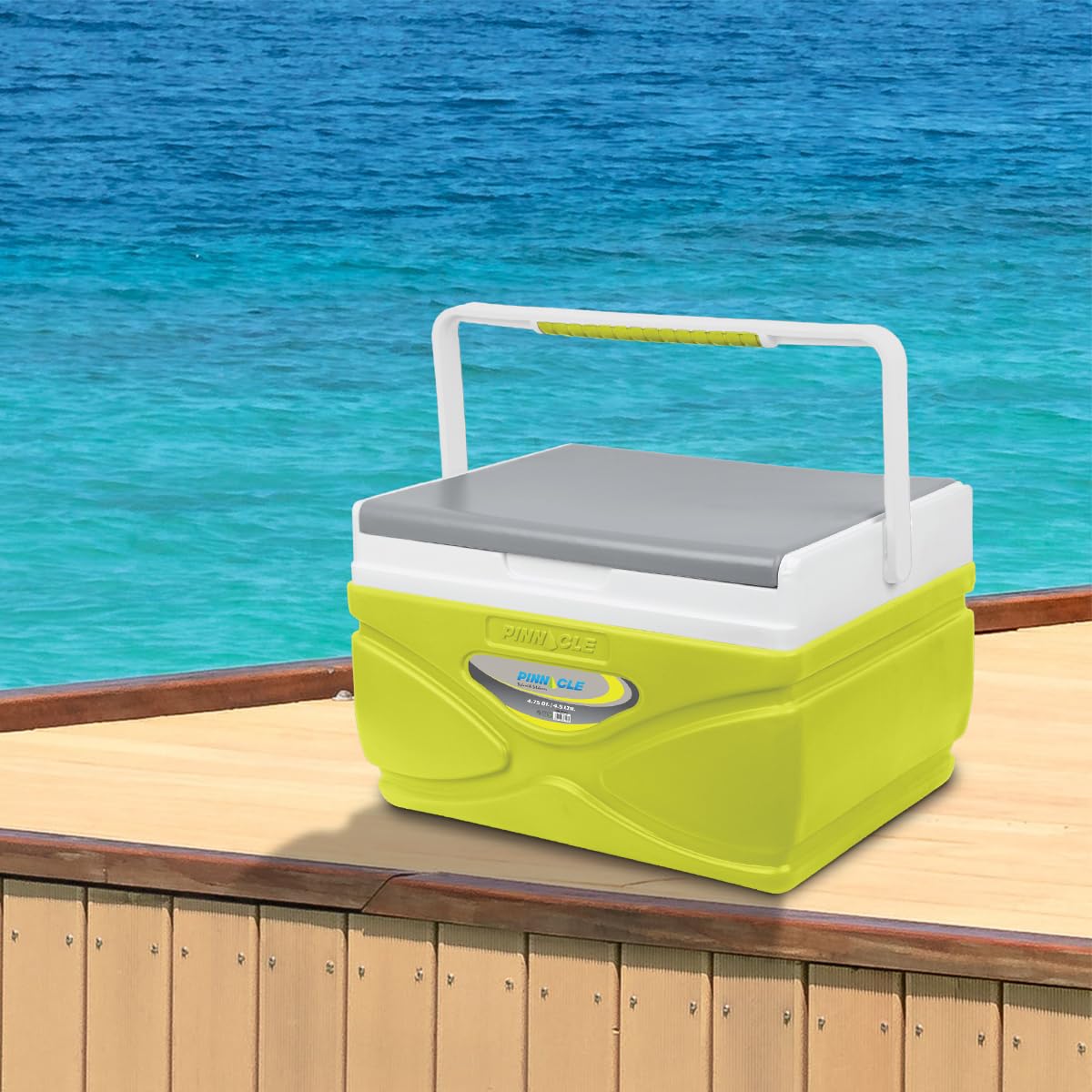 Pinnacle 4.5-11 liter Insulated Cooler Lunch Box set Portable Camping/Picnic Hard Cooler –Coolbox Keeps Cool for 48 hrs. with Ice Retention–Heavy Duty Cooler for Beach, Grill, Tailgating, small -med