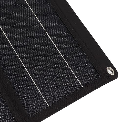 Portable Solar Panel Bag Photovoltaic Generation Backpacking Folding Bag Mobile 20W Bag Accessories for Bag Monocrystalline Silicon for Holder for Organizer Solar Panels