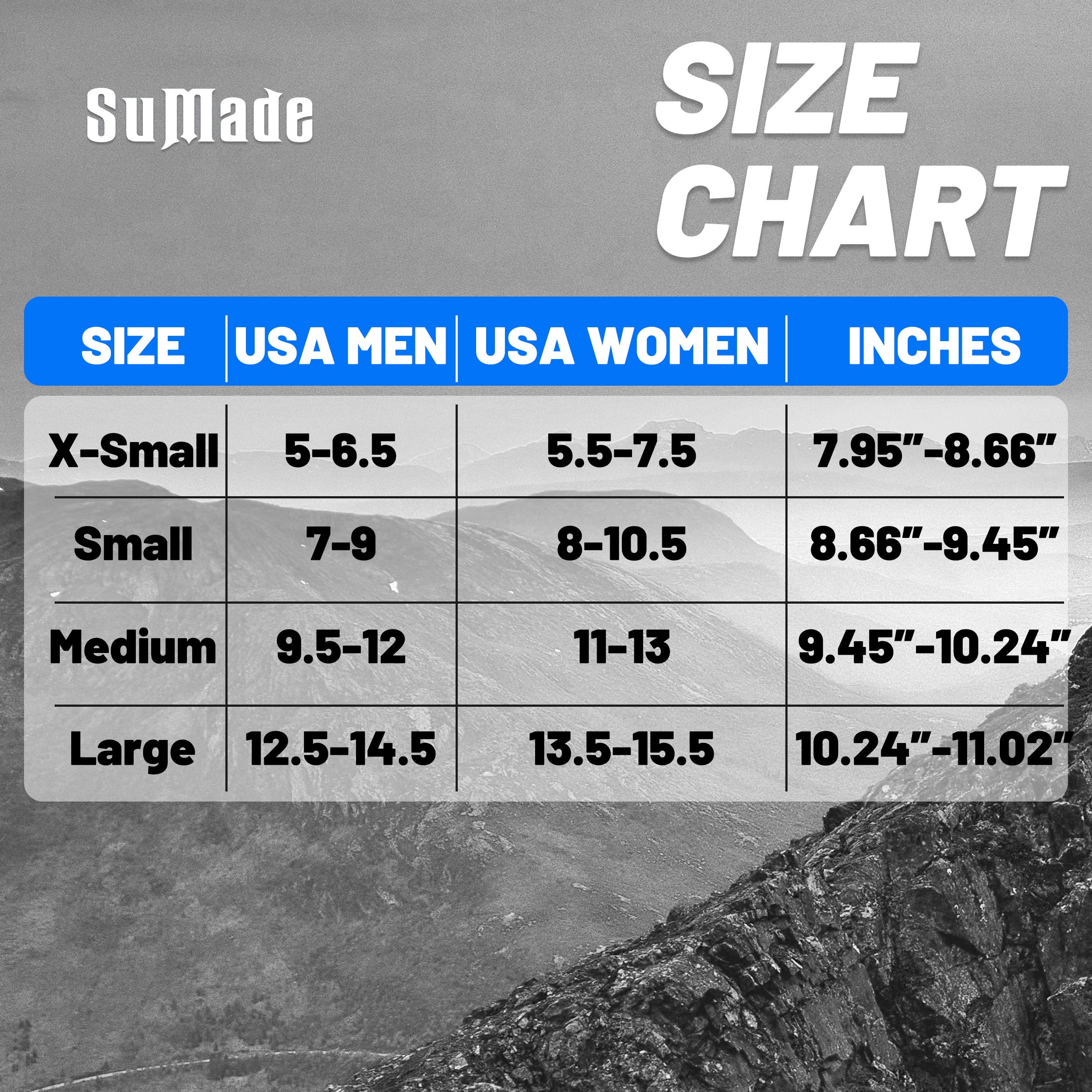 SuMade Waterproof Socks,Womens Mens Novelty Breathable Outdoor Recreation Performance Hiking Running Dry Fit Neoprene Crew Socks for Tall Boots 1 Pair (Black,Small)