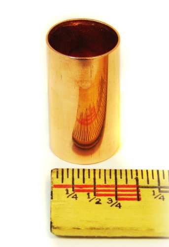Polished Copper Pipe "Stubby" Guitar Slide (1.5 inch)
