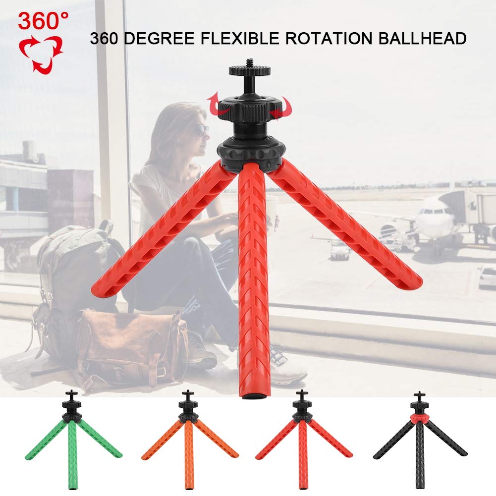 Tripod Slefie Stick,Handheld Portable Mini Folding Abs Extendable Tripod Selfie Stick Stand with 360 Degree Rotation Ball Head for Cellphone,Mirrorless/Action/Lightweight Camera(4#)