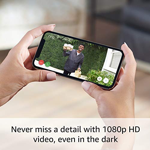 Ring Video Doorbell Wired bundle with Echo Dot (Gen 4) - Charcoal