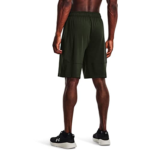 Under Armour Men's Raid 2.0 Gym Shorts, (310) Baroque Green / / White, Large
