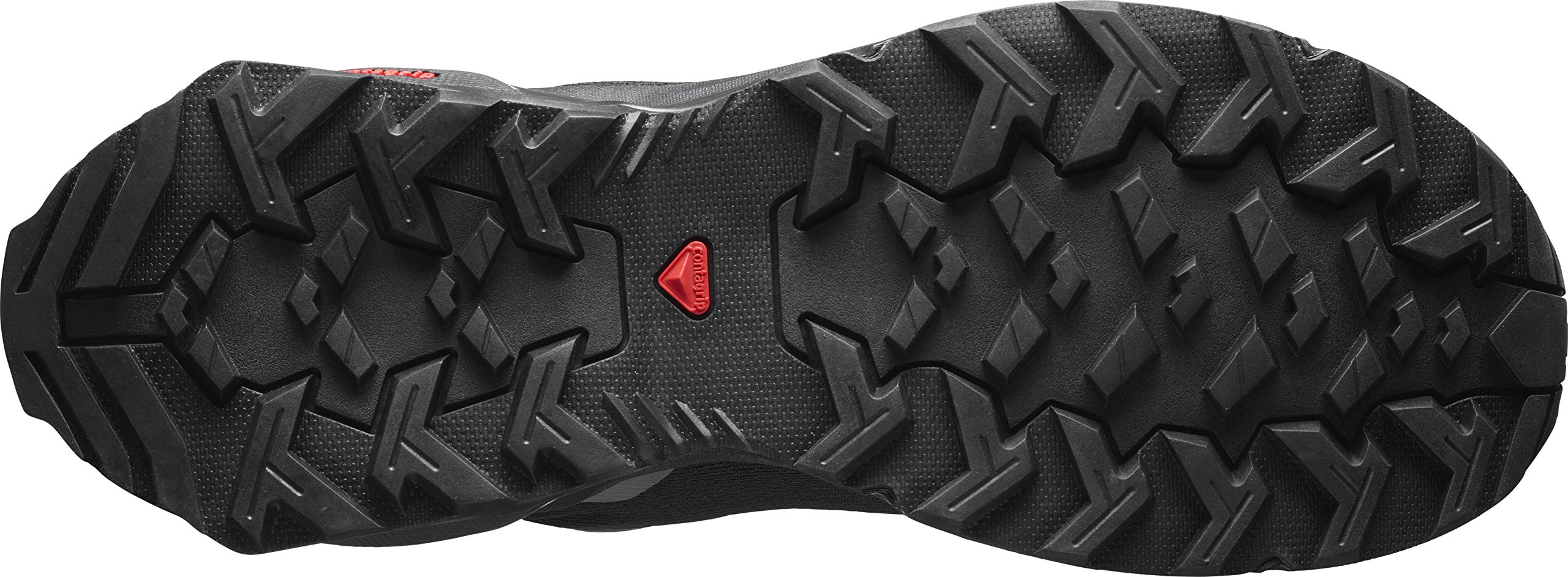 Salomon X Reveal Hiking Shoes for Men, Black/Black/Quiet Shade, 11.5