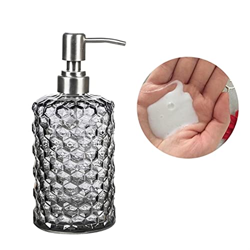 Soap Dispenser 500ml Large Capacity Empty Bottle Shampoo Shower Dispenser, for Bathroom Countertop Kitchen Room,Home Hotel Bathroom Accessories Bathroom Soap Dispenser (Color : Brass)