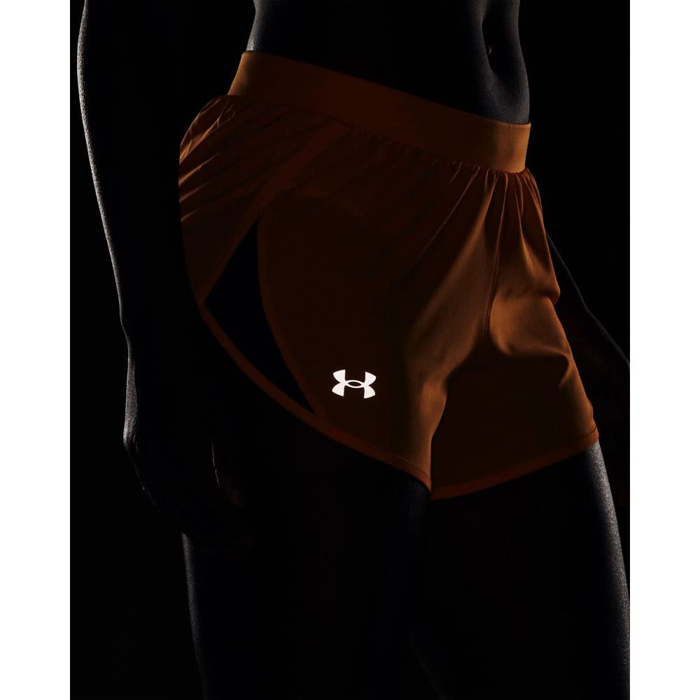 Under Armour Women's Fly by 2.0 Running Shorts, (782) Rise / / Black, Large