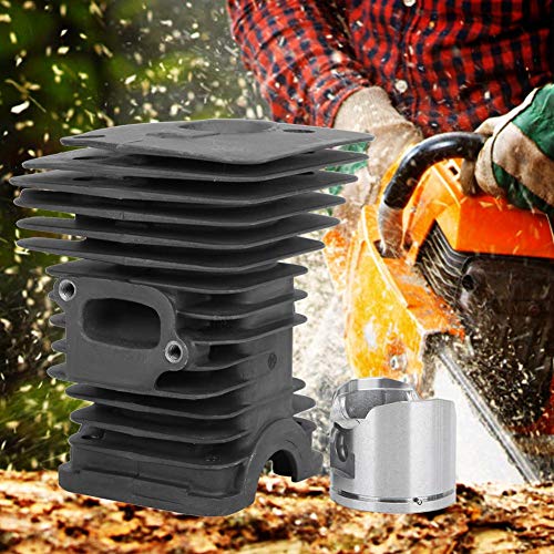 Walfront Hardware Tools Accessories Aluminum Chainsaw Cylinder Piston Kits For Husqvarna 345 cylinder assembly