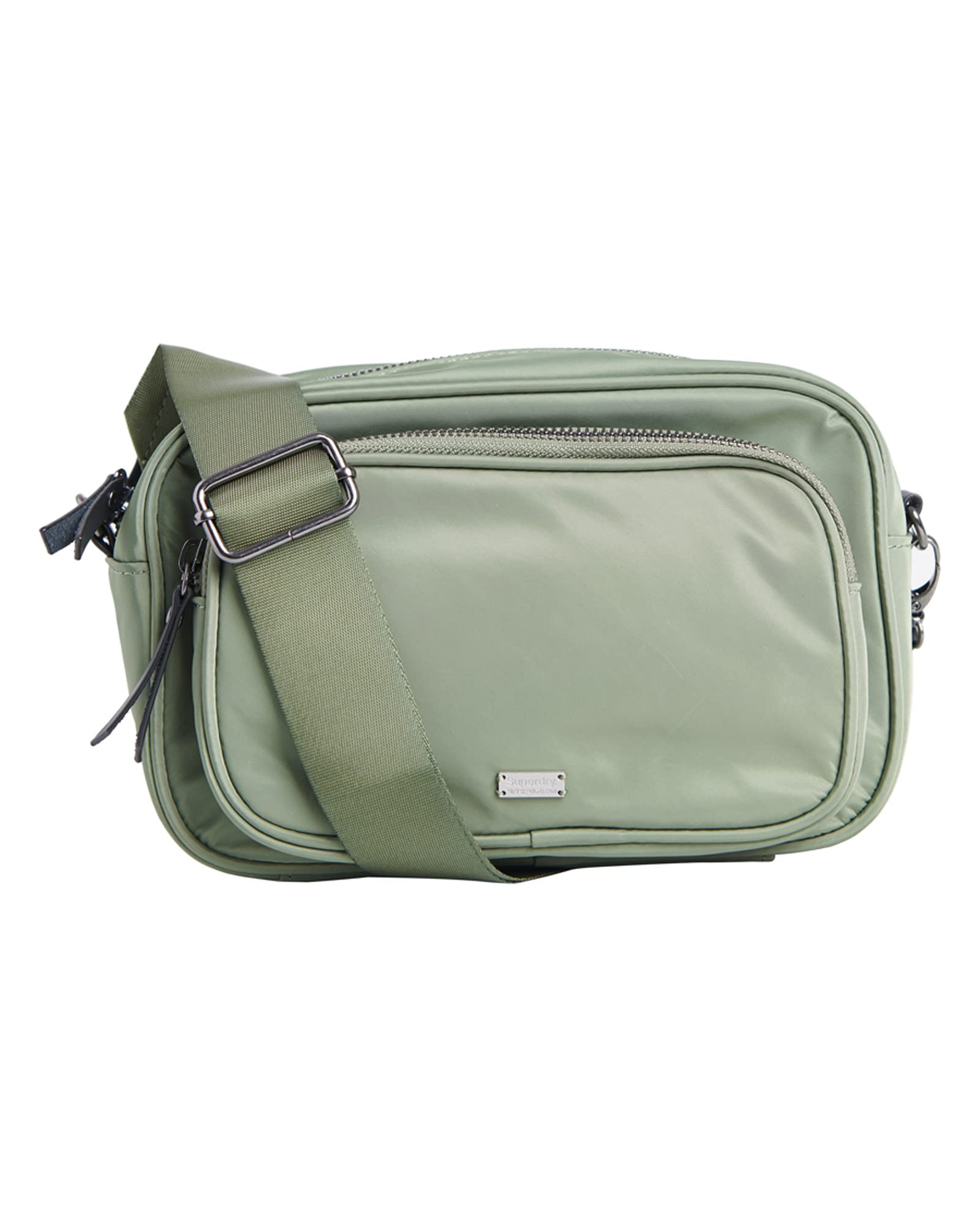 Superdry Cross Body Bum Bag, Green (Olive Night)