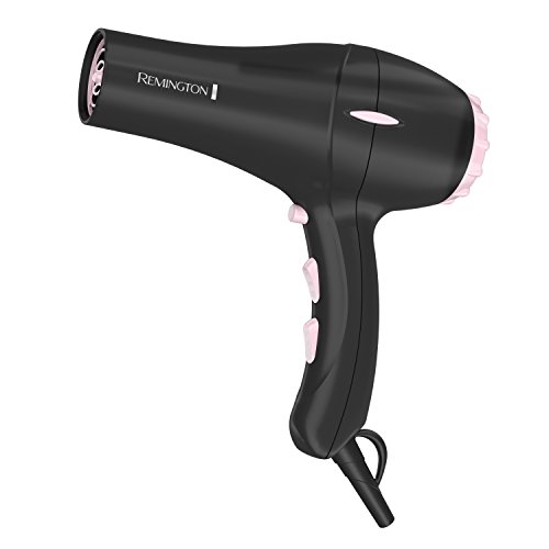 Remington AC2015 Pro Hair Dryer with Pearl Ceramic Technology, Black/Pink