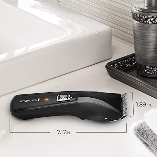 Remington Cord/Cordless Rechargeable Beard Trimmer and Haircut Kit, male,Black