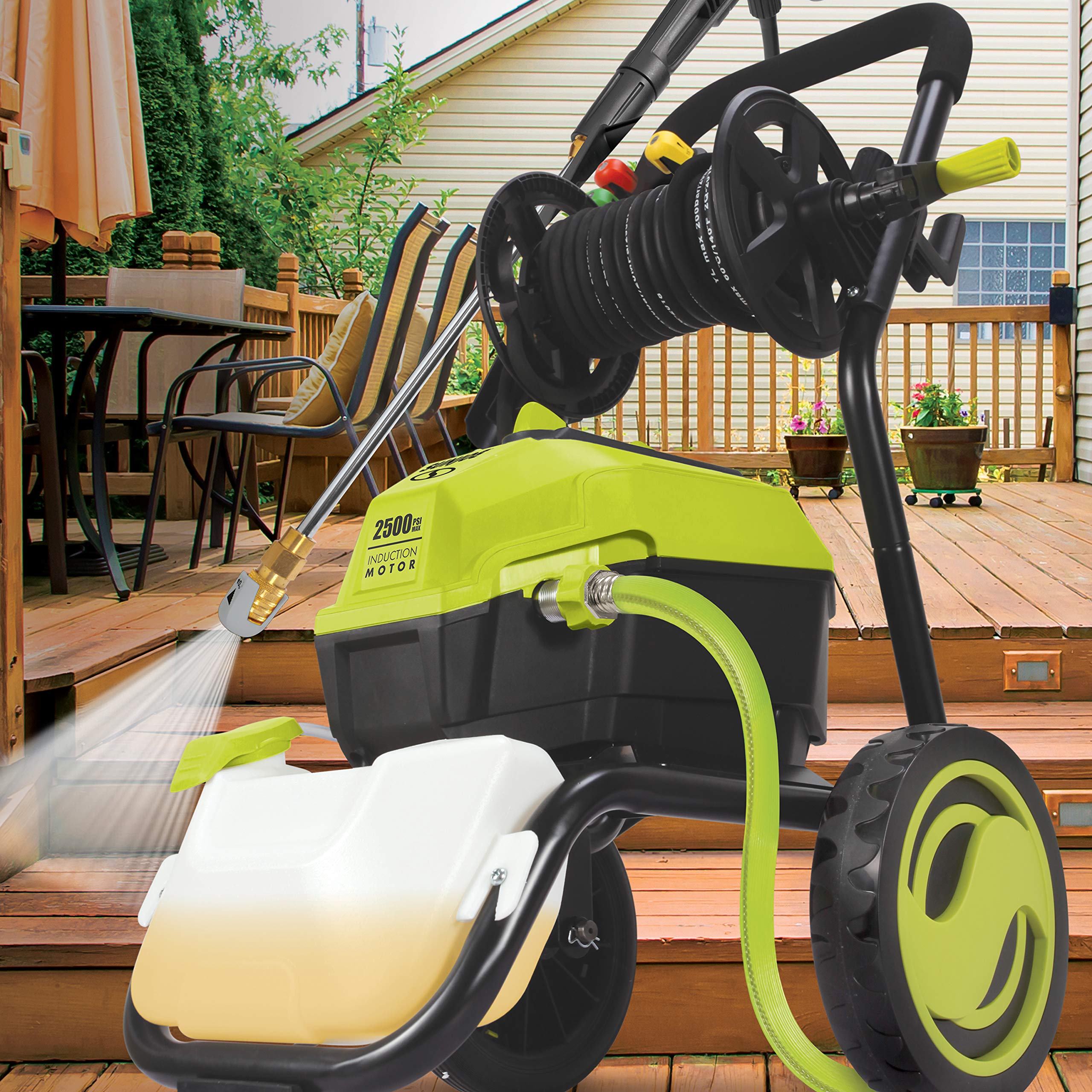 Sun Joe SPX4501 High Performance Electric Pressure Washer w/20-Ft Hose Reel
