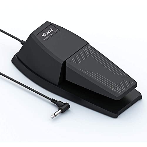 Wuxic new Sustain Pedal,Universal for Yamaha Casio Roland Korg Behringer Moo digital Piano and Midi Electronic keyboards