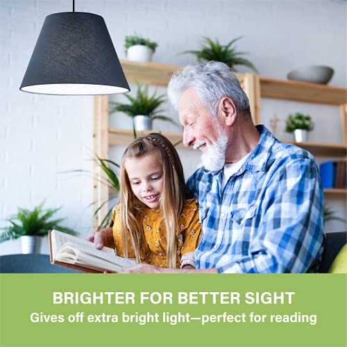 Sigalux 75W Equivalent A19 LED Light Bulb, 5000K Daylight 1100LM 9.5 Watt, Non-Dimmable Standard Light Bulbs E26 Medium Base, UL Listed, 10 Pack