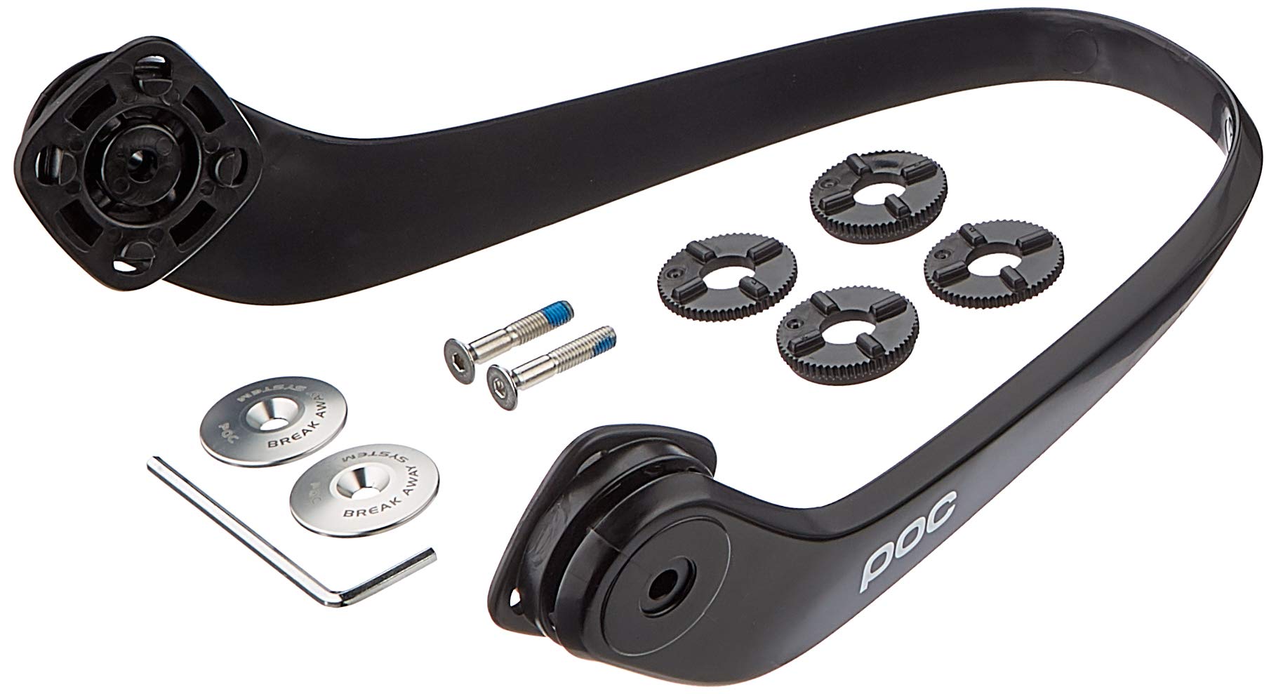 POC, Maxilla Breakaway System Chin Guard, Hydrogen White, One Size