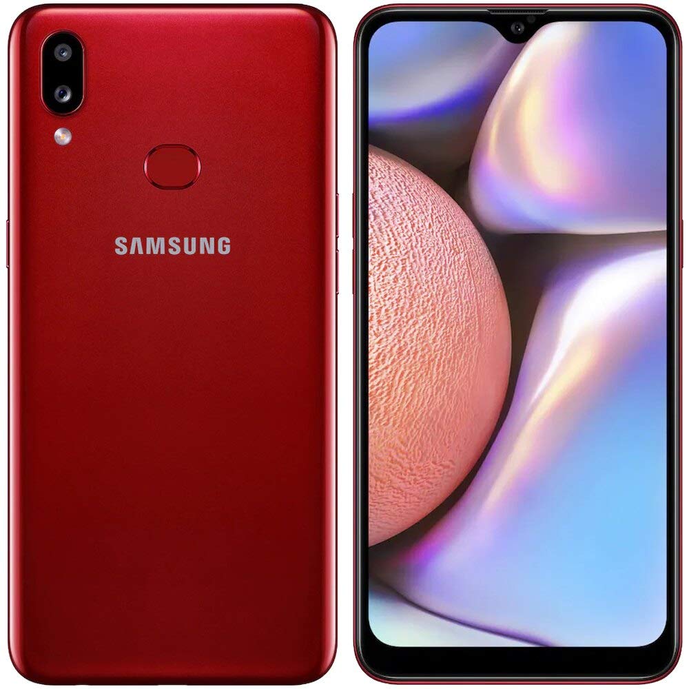 Samsung Galaxy A10s A107F/DS, 4G LTE, International Version (No US Warranty), 32GB 2GB RAM, Red - GSM Unlocked