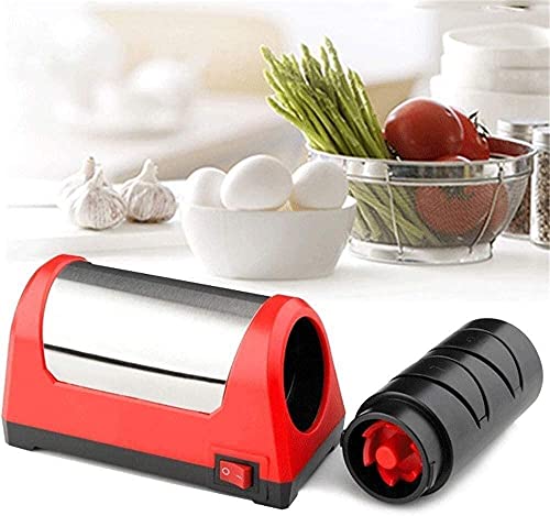 ZOUJIANGTAO Electric Sharpening Knives Uses Diamond Abrasives for Sharp Durable Edges, 3-Stage Electric Fast Knife Sharpener