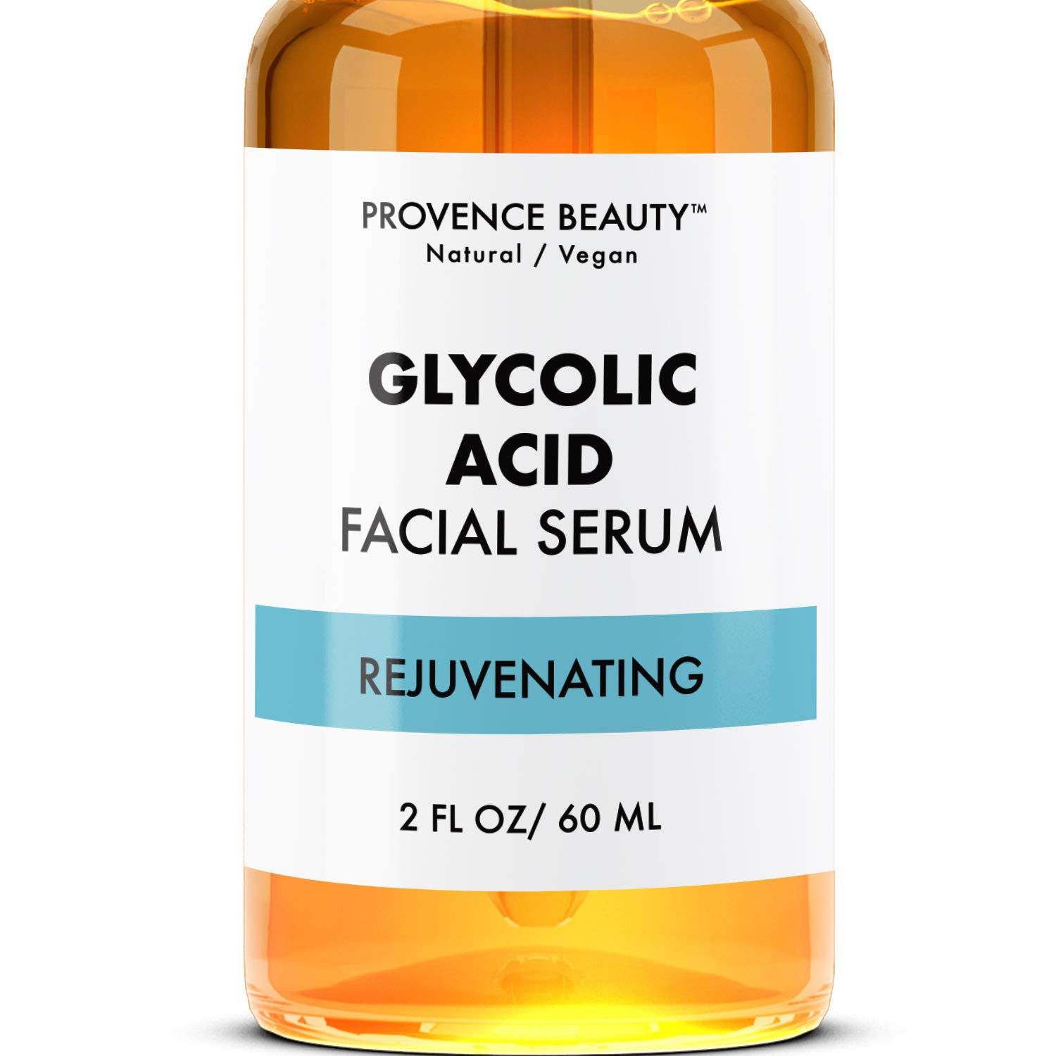 Provence Beauty Face Serum | Hydration and Exfoliating Serum | 2 OZ (Vitamin C Glycolic Hyaluronic)