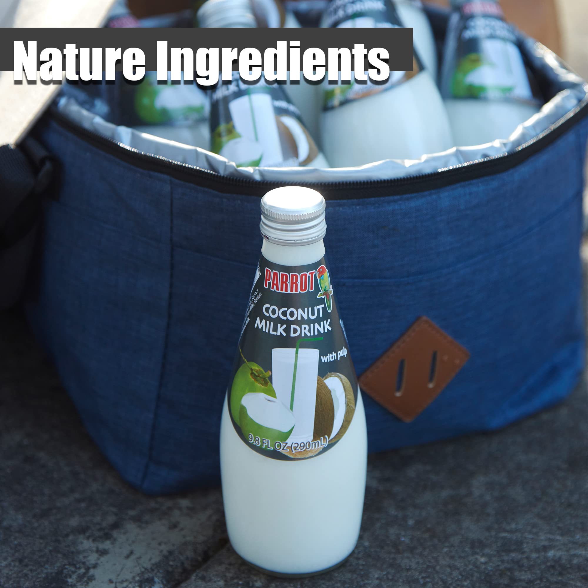 Parrot Coconut Milk Drink Original with Pulp 290ml(Pack Of 12)
