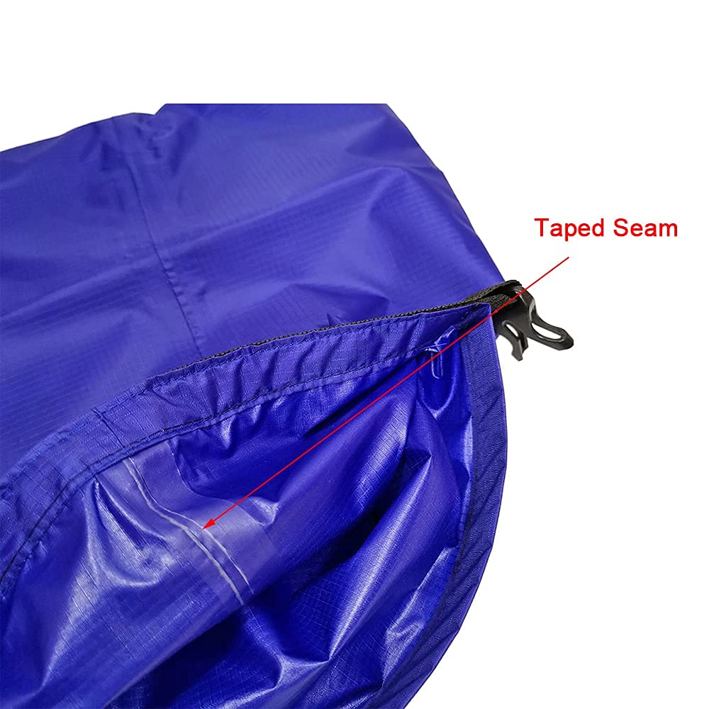 Stuff Sack Set 6-Pack,Outdoor Waterproof Bag Dry Sack for Traveling Hiking Boating (1.5L&2.5L&3.0L&3.5L&5.0L&8.0L)