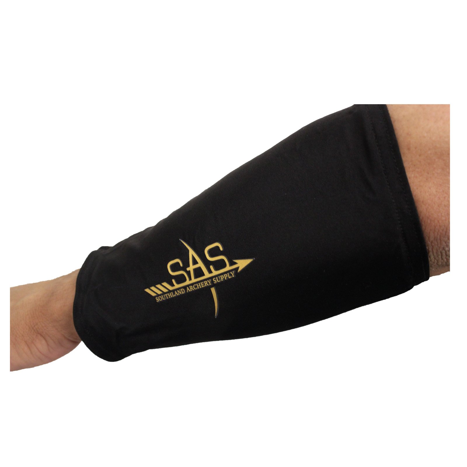 Southland Archery Supply SAS 8.5" Elastic Slip-on Armguard Band with Foam Protection (L - Width 5.5"/4")