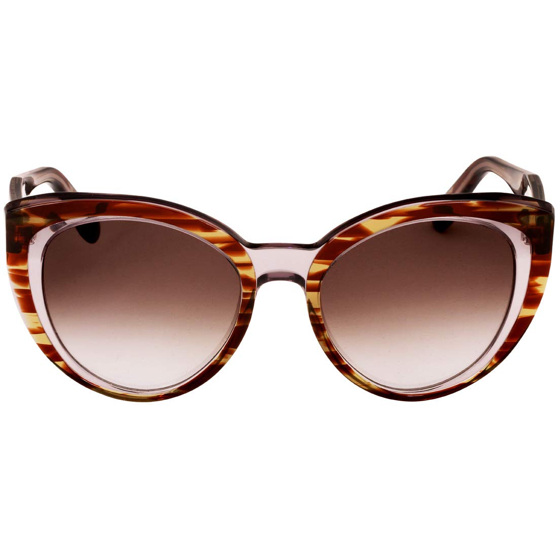 Salvatore Ferragamo Two Tone Plastic Frame Grey Lens Unisex Sunglasses SF891S027357055319