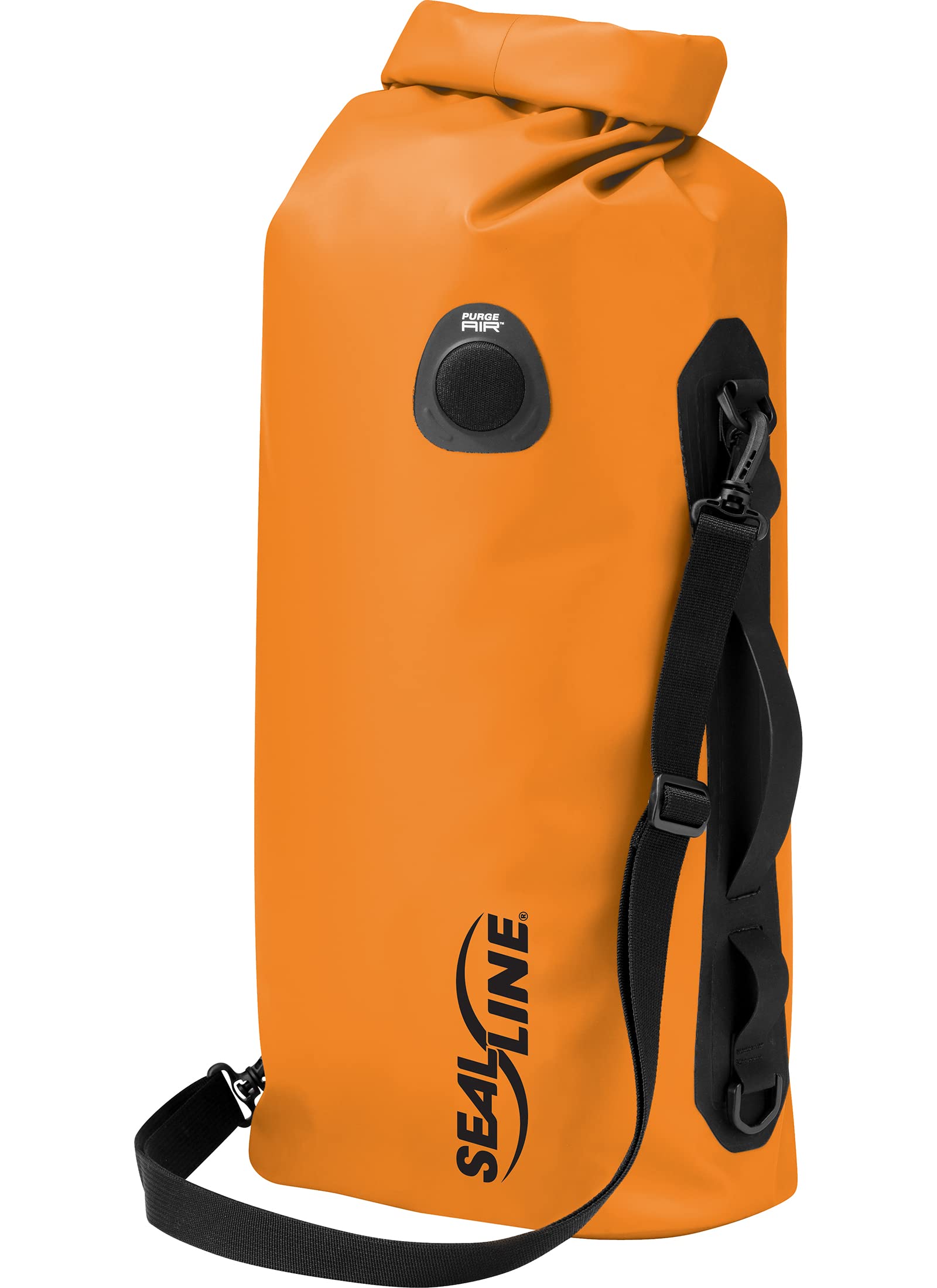 SealLine Discovery Deck Waterproof Dry Bag with PurgeAir, Orange, 10-Liter