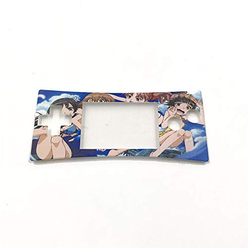 ZLiu Fire Faceplate Cover Replacement Front Shell Housing Case for Nintend Game Boy Micro for GBM
